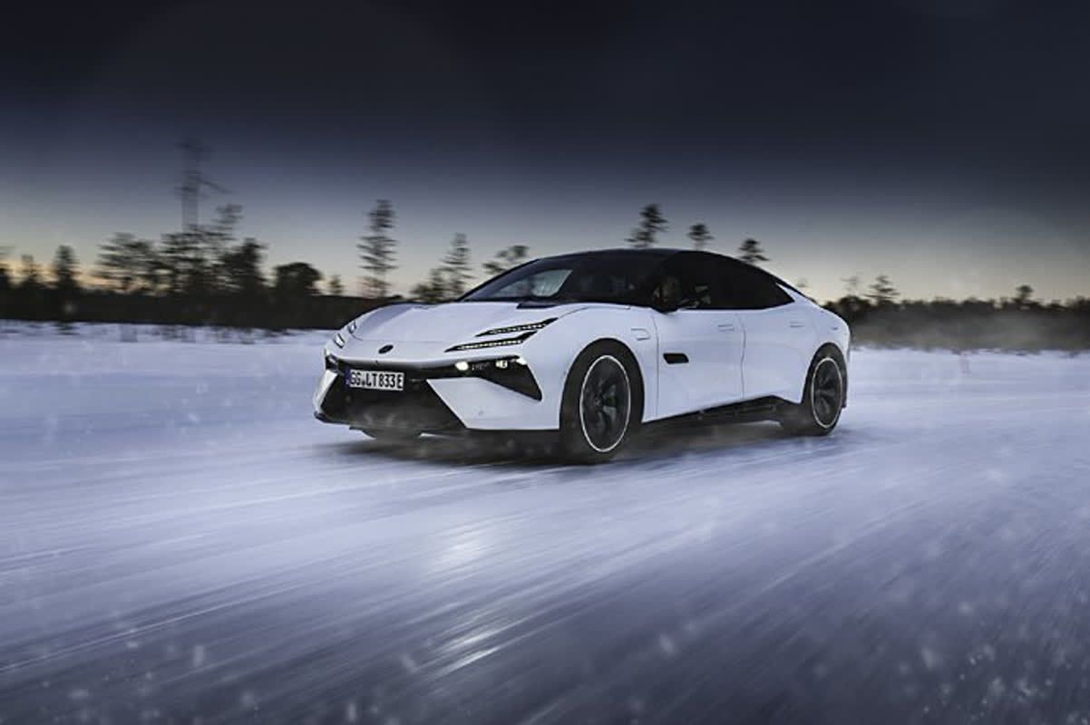 أكملت شركة Lotus Motors اختبار المتانة لسيارة Hyper GT Emeya