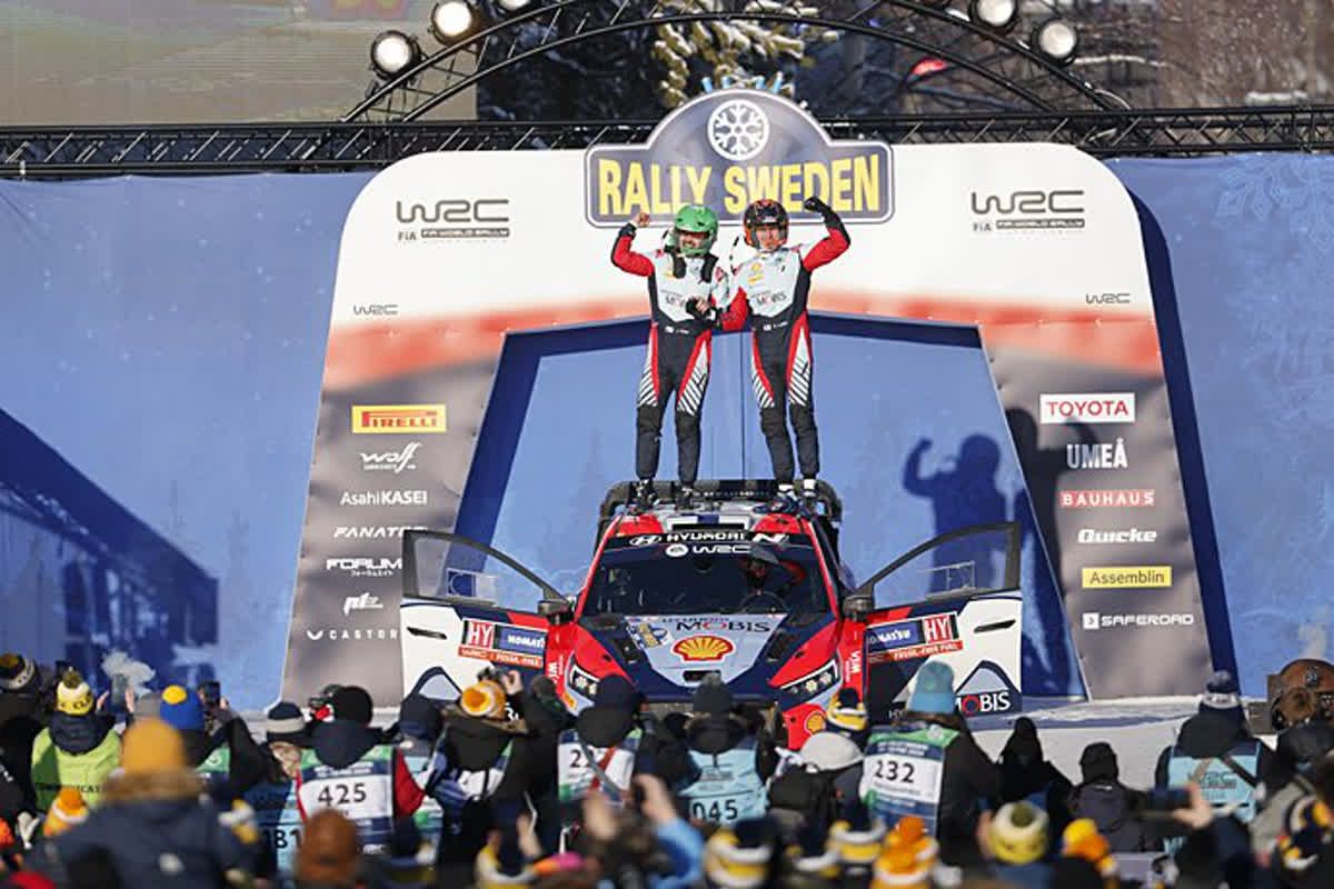 Hyundai World Rally Team Wins 2024 WRC Rally Sweden