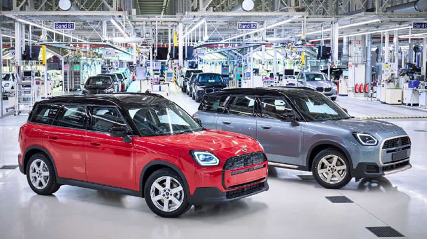 BMW starts production of new MINI Countryman EV at its Leipzig plant in ...