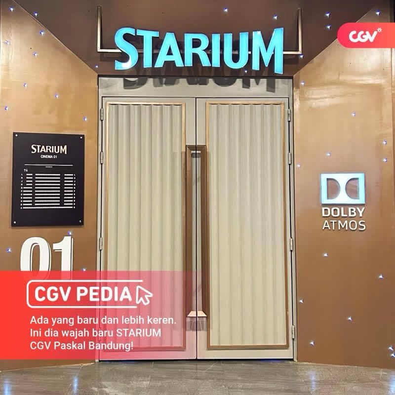 CJ CGV, 인니 반둥에 '특별관 스타리움' 도입…'K-컬처플렉스' 확산