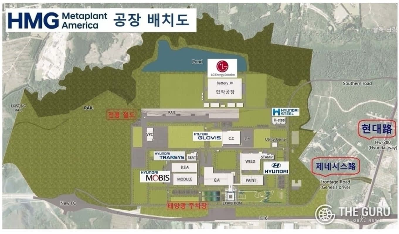 Hyundai Motor Group HMGMA, которой требуется 2500 миллионов литров воды ...