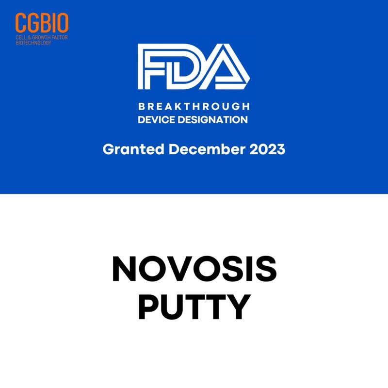„Novosys Putty“ von CG Bio erhält grünes Licht für den Markteintritt in ...
