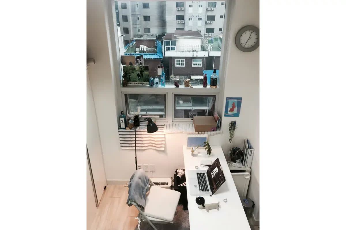 【Officetel Interior】 A duplex one-room apartment of about 7 pyeong for ...