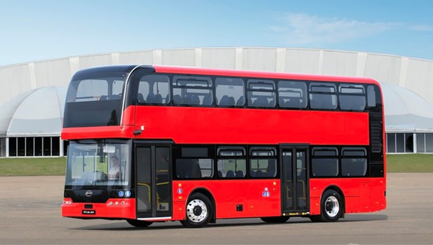 “London’s famous double-decker bus, made here?!” BYD double-decker bus