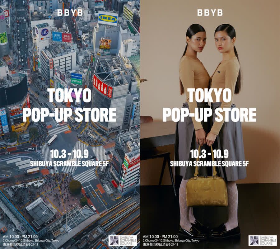 BBYB, 시부야 스크램블에서 시작하는 비건 패션의 새로운 흐름