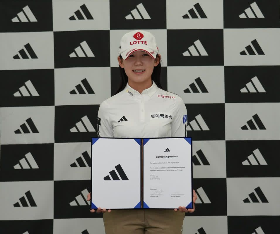 La star de KLPGA, Hwang Yu-min, prolonge son parrainage avec Adidas Golf