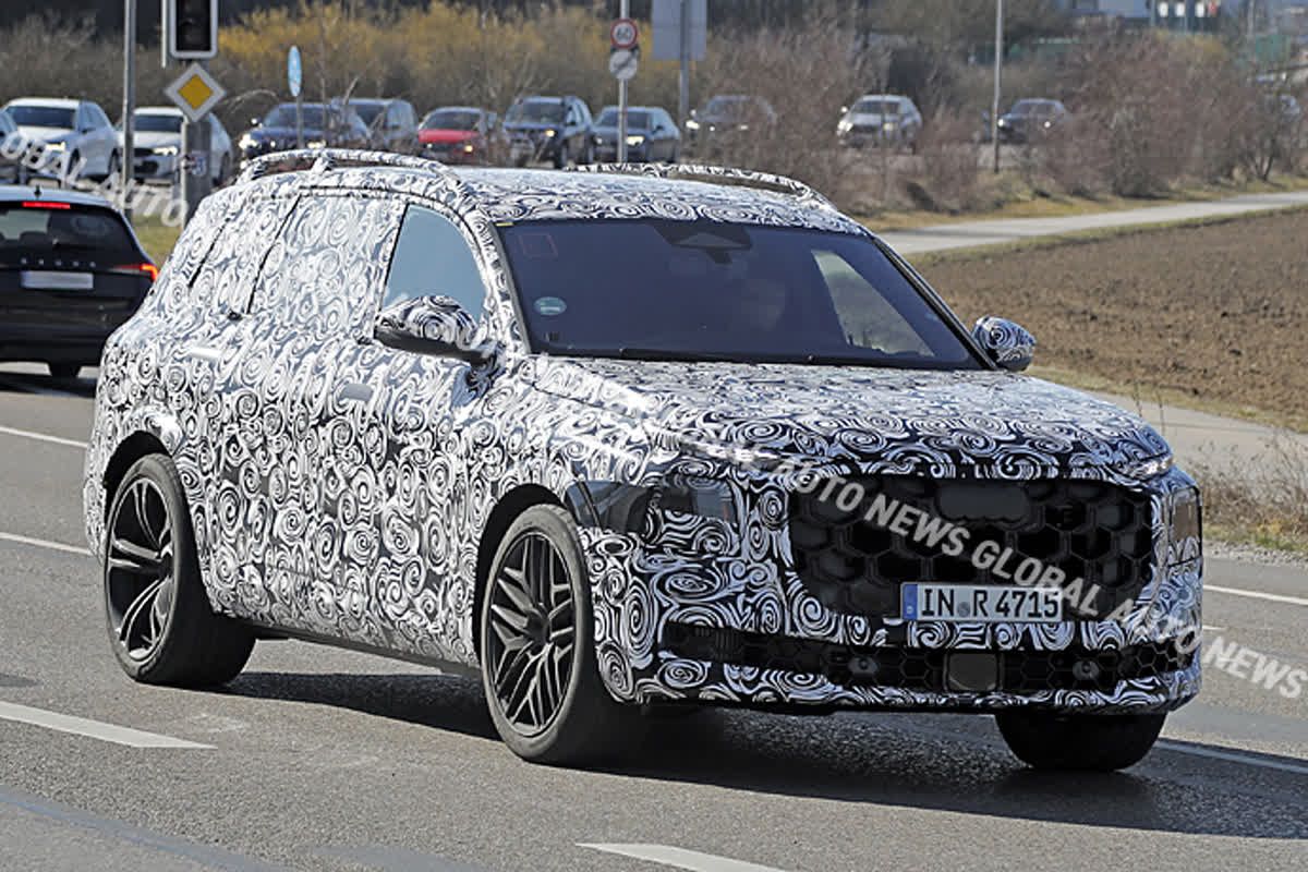 [谍照] 奥迪新款 Q9 曝光，挑战宝马 X7 和奔驰 GLS